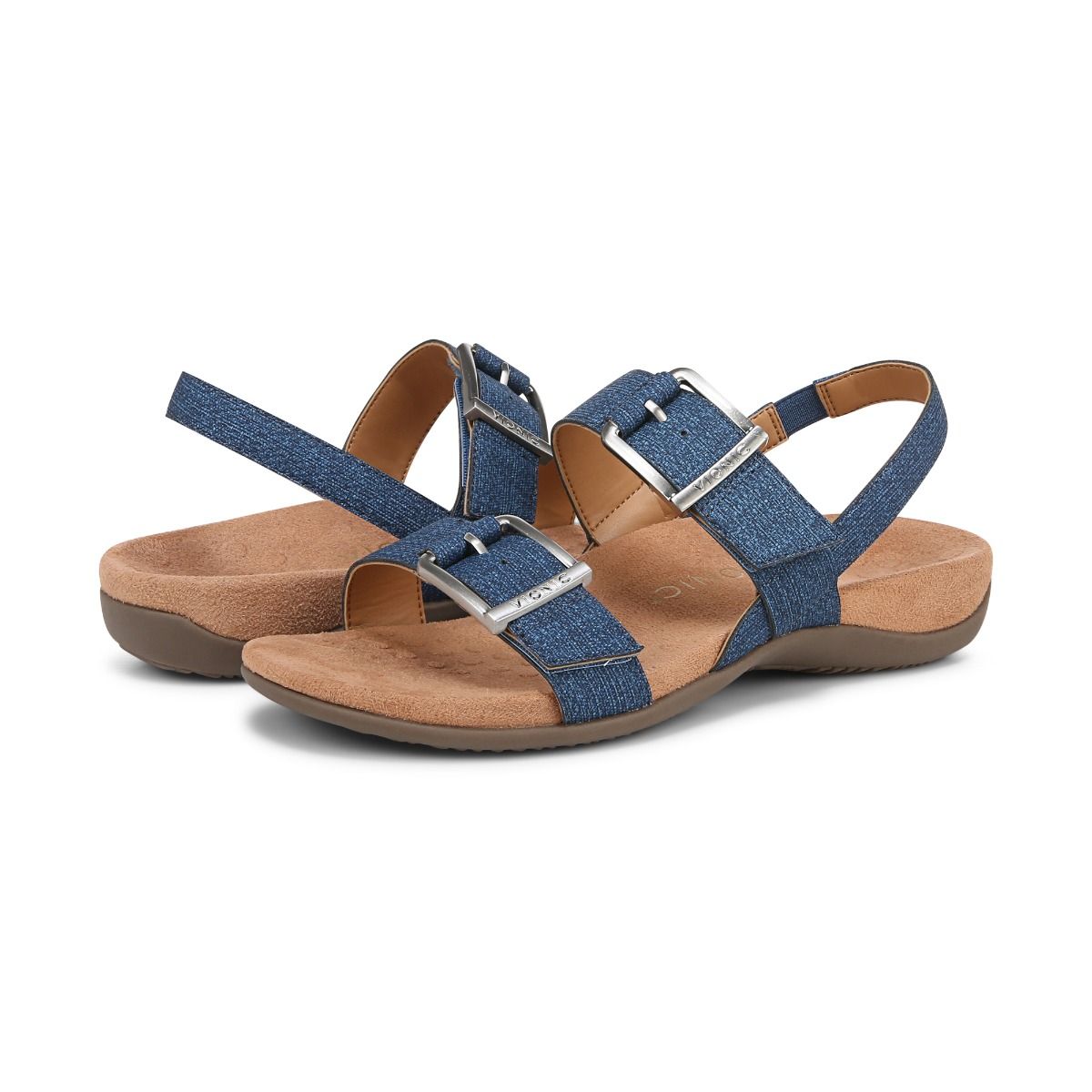 Vionic Women's Reese Slingback Sandal Denim Blue